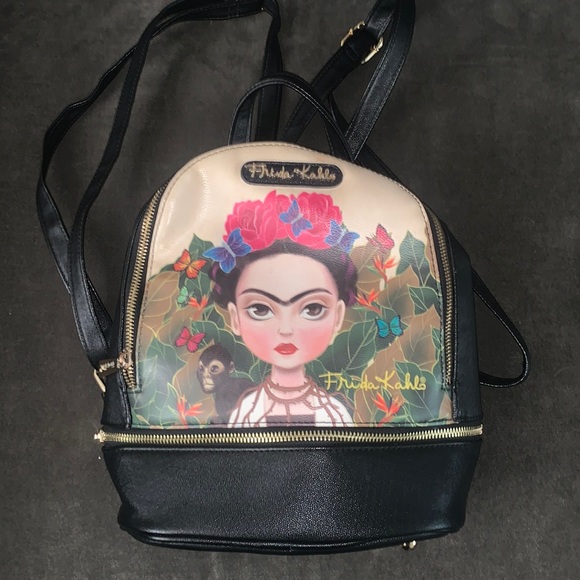 Frida Kahlo | Bags | Frida Khalo Fashion Backpack Used In Excellent ...